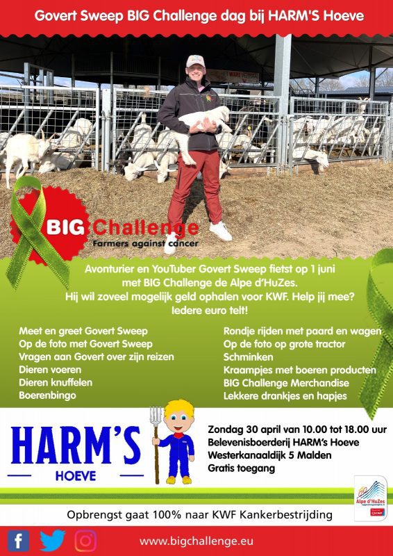 Goede Doelen Dag - met Govert Sweep en Big Challenge - Harm's Hoeve